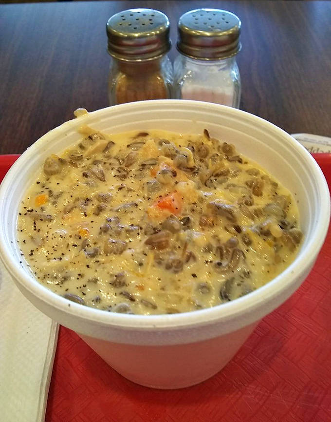 Minnesota in a bowl &ndash; chicken wild rice soup so comforting it explains why people willingly endure those brutal northern winters.