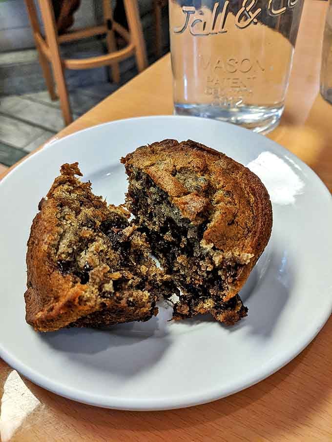 The perfect balance of tender crumb and chocolate decadence &ndash; the kind of muffin that makes Monday mornings bearable.