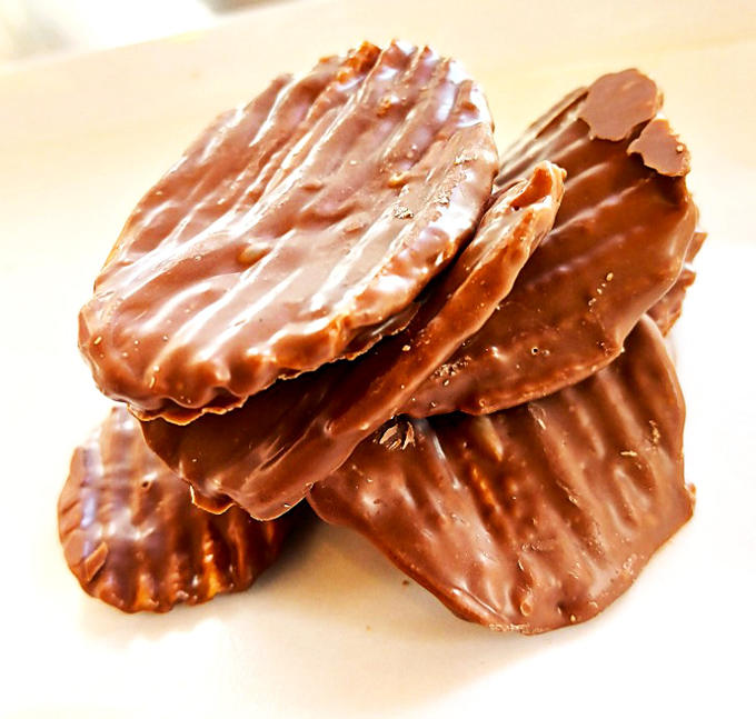 Salty meets sweet in a combination that sounds weird but tastes like someone finally figured out what happiness is.