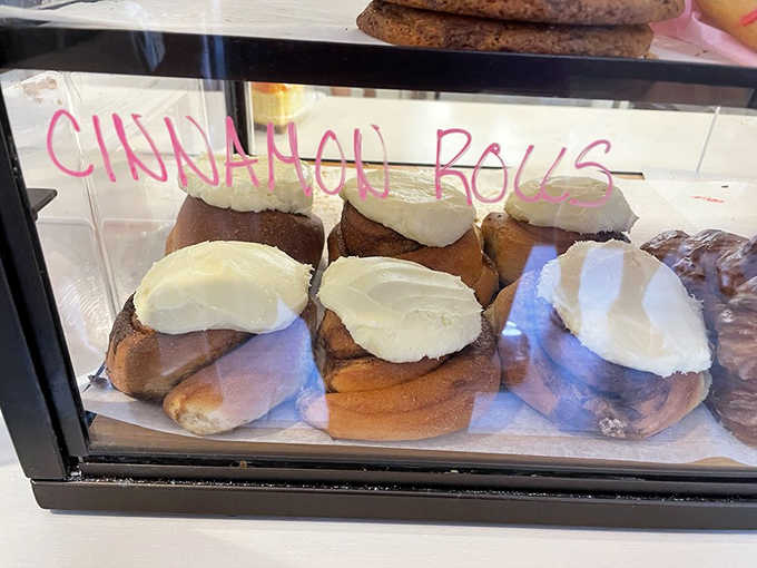 These aren't your mall food court cinnamon rolls &ndash; these are the reason elastic waistbands were invented, crowned with cream cheese frosting.