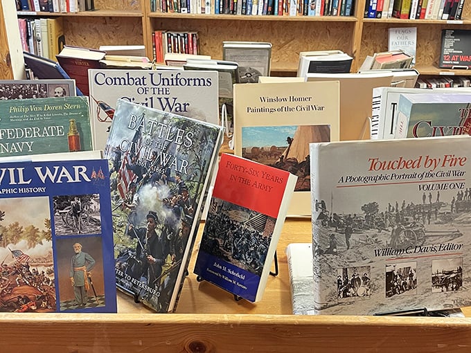 History buffs can lose themselves in comprehensive Civil War volumes, where forgotten stories and famous battles await rediscovery.