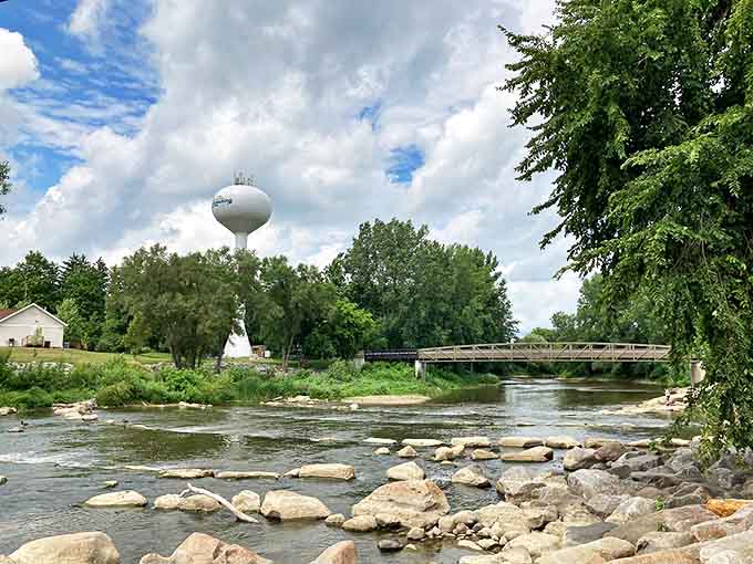 The Shiawassee River flows peacefully through town, providing that soothing water soundtrack that makes you forget about your email inbox for a while.
