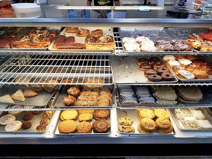 The display case presents an edible lineup of usual suspects &ndash; each one guilty of being absolutely scrumptious.