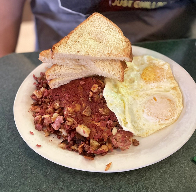 Not your sad canned hash &ndash; this hand-cut corned beef with crispy-edged potatoes and perfectly cooked eggs will ruin you for all other versions.