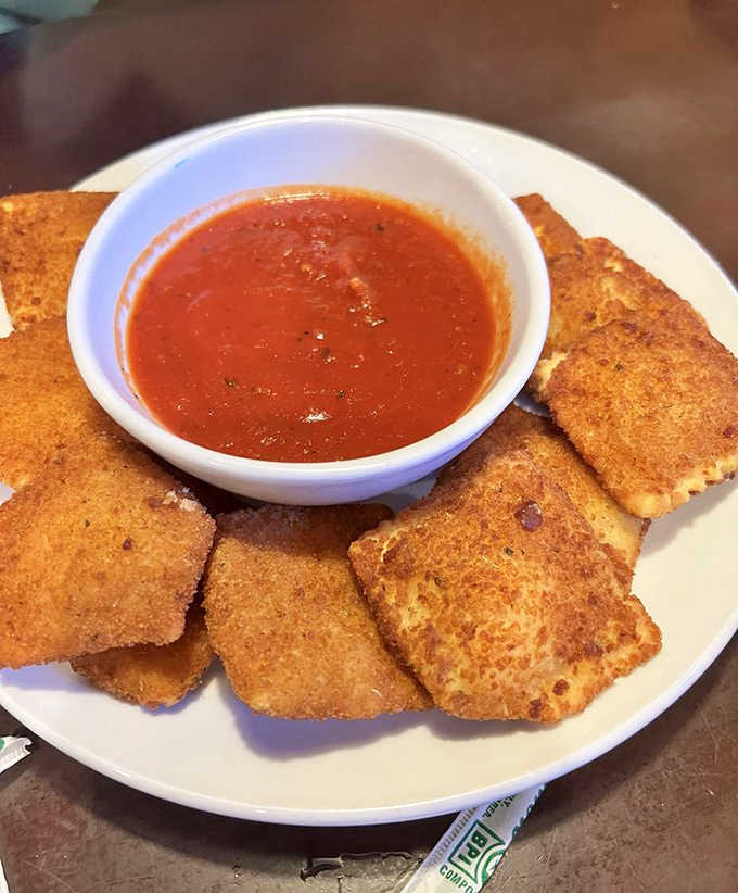 Crispy on the outside, molten cheese heaven inside &ndash; these fried ravioli are the appetizer you'll be thinking about for weeks.