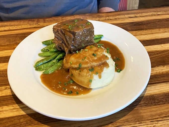 The legendary Dragon's Milk Braised Beef Rib &ndash; so tender it surrenders at the mere suggestion of your fork.