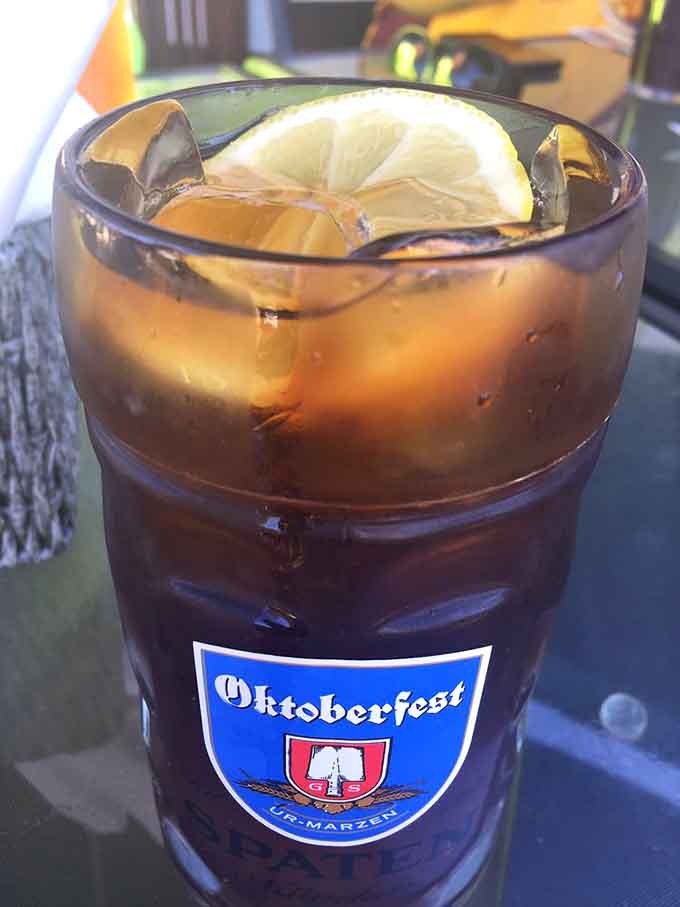 Even the non-alcoholic options get the royal treatment here, because everyone deserves something delicious to sip on.