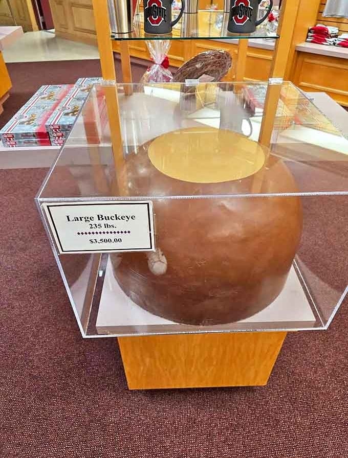 The 235-pound chocolate-peanut butter behemoth that answers the question: "What if Buckeyes dreamed of becoming boulders?" Sweet ambition realized!