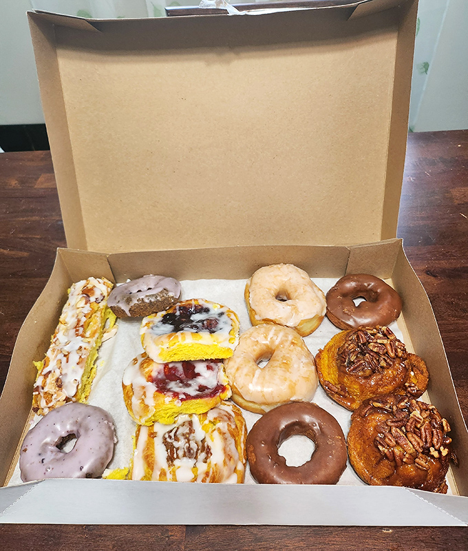 The glazed dozen &ndash; simple, unpretentious, and capable of making you involuntarily close your eyes with that first bite.