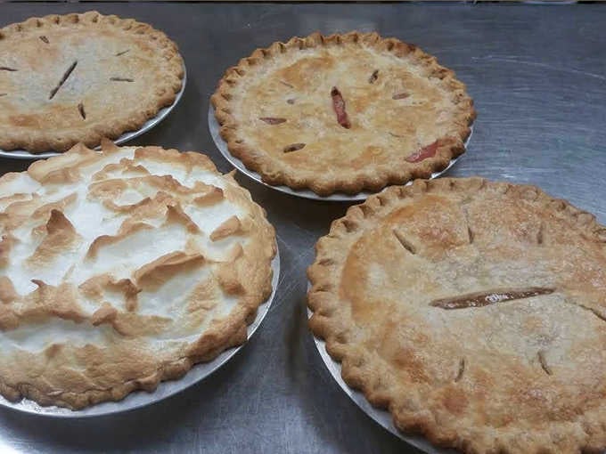 Fresh-baked pies cooling on the rack &ndash; a sight that would make even the most dedicated dieter throw caution to the wind.