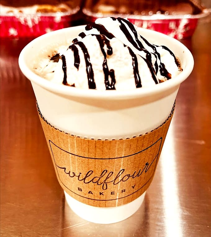 Hot chocolate that deserves its own love song &ndash; rich, indulgent, and topped with a cloud of whipped cream drizzled with chocolate.