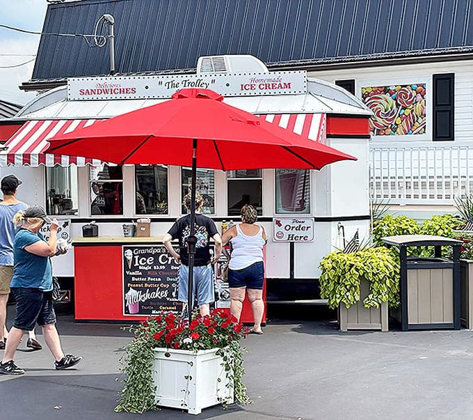 The Trolley serves up scoops of creamy satisfaction, where ice cream becomes the perfect exclamation point to a day of culinary exploration.