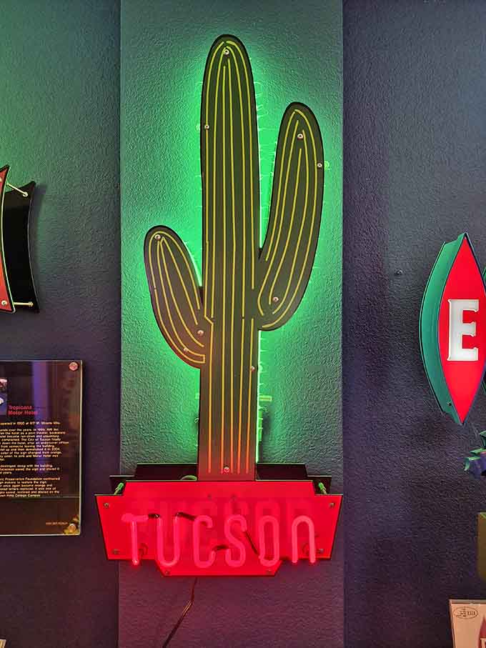 Nothing says "Welcome to the Southwest" quite like a glowing neon cactus that never needs watering and looks fabulous 24/7.