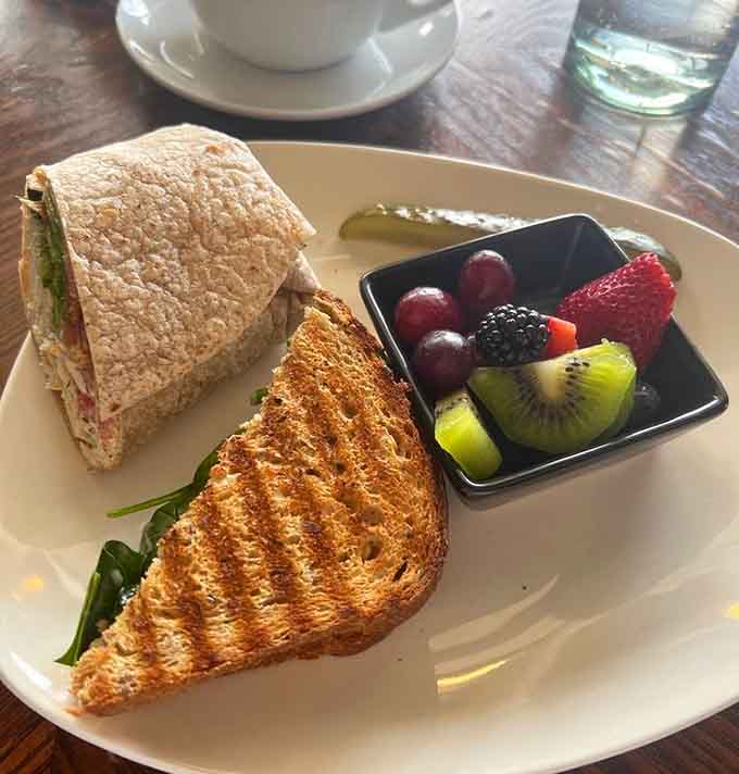 Whether you're team wrap or team panini, this plate delivers fresh ingredients and bold flavors worth photographing.