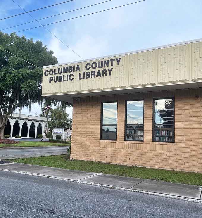 The Columbia County Public Library offers literary treasures and air conditioning &ndash; two essentials for any civilized Florida adventure. Brain food with a side of cool comfort.
