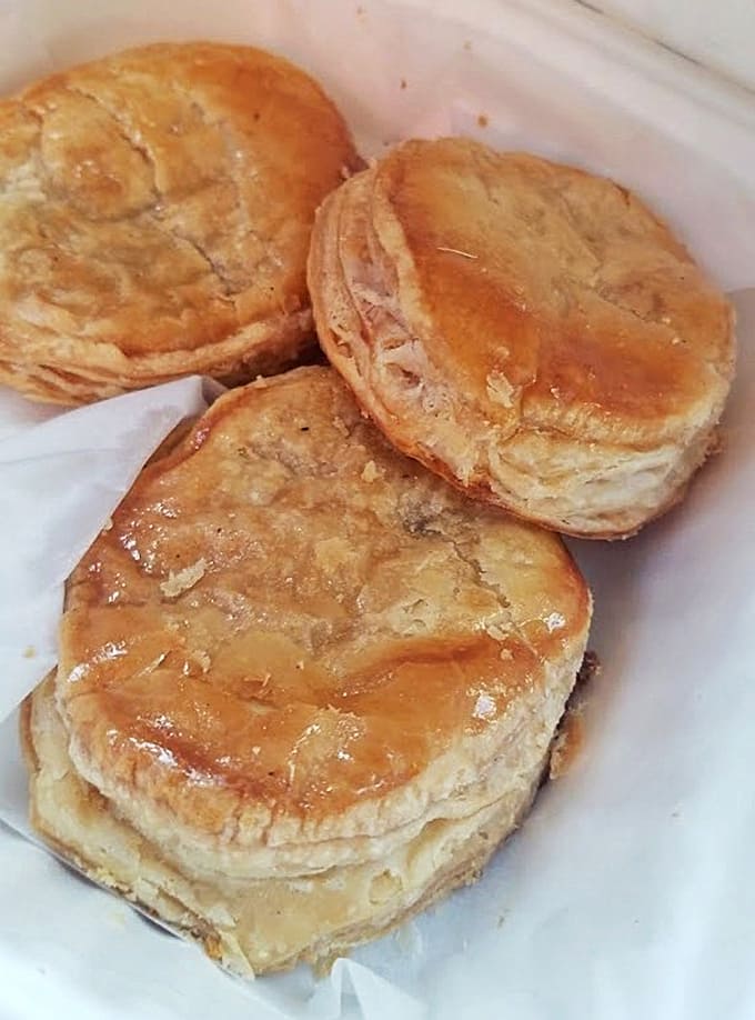 Flaky, buttery layers embrace savory fillings in these pastries that somehow manage to be both substantial and delicate at the same time.