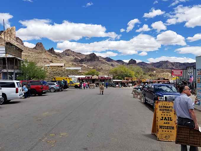 Main Street stretches through town, inviting visitors to slow down and discover what happens when a ghost town refuses to die.
