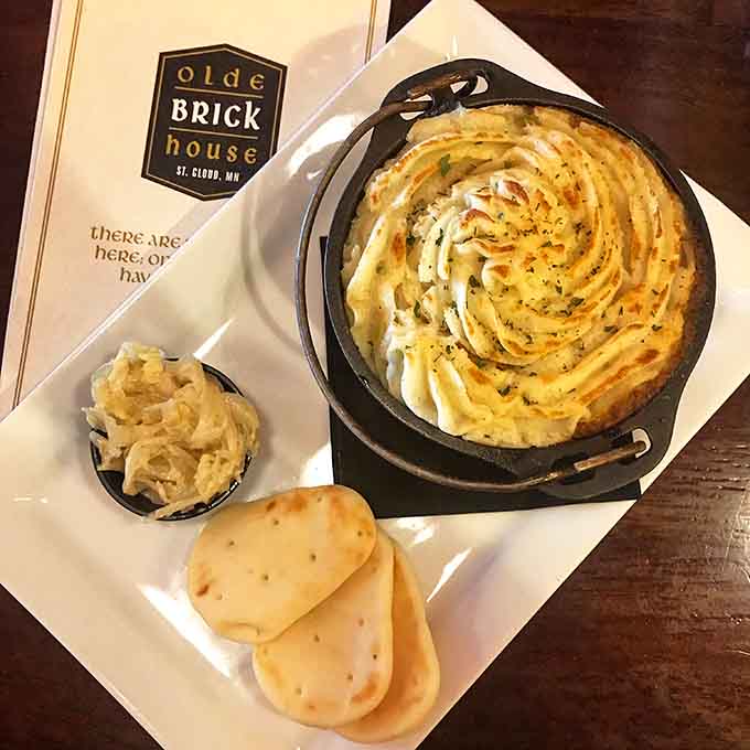 Shepherd's Pie in a cast iron skillet with those golden potato peaks is comfort food elevated to its highest form.
