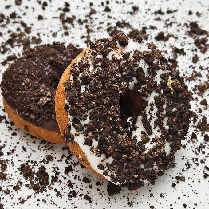 Cookies and donuts had a beautiful baby! These Oreo-topped creations prove that sometimes two desserts are better than one.