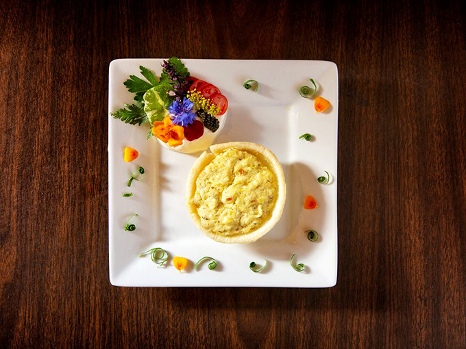 Smoked trout arrives as a work of art, proving that appetizers here take their job of setting expectations very seriously indeed.