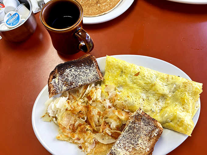 Omelets here aren't just egg dishes &ndash; they're fluffy yellow canvases painted with ingredients that taste like they were harvested yesterday.
