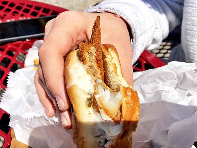 Lake perch elevated to art form &ndash; delicately breaded, perfectly fried, and served on a pillowy bun. This isn't just lunch, it's a Great Lakes tradition.