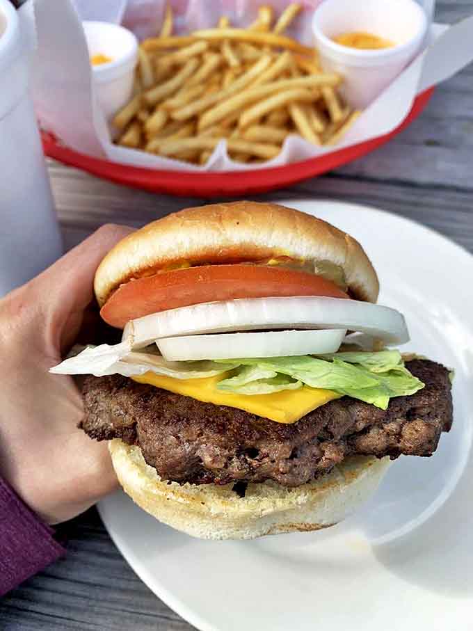 The Vienna Eagle cheeseburger is a half-pound reminder that bigger really can be better when done right.