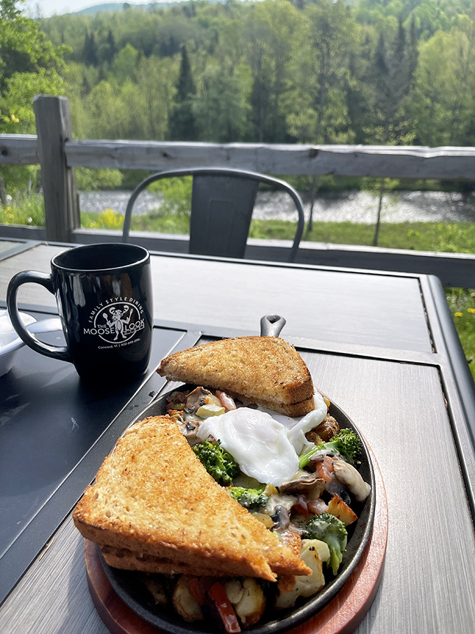 Breakfast with a side of breathtaking river views &ndash; nature's television program that never needs a remote control.