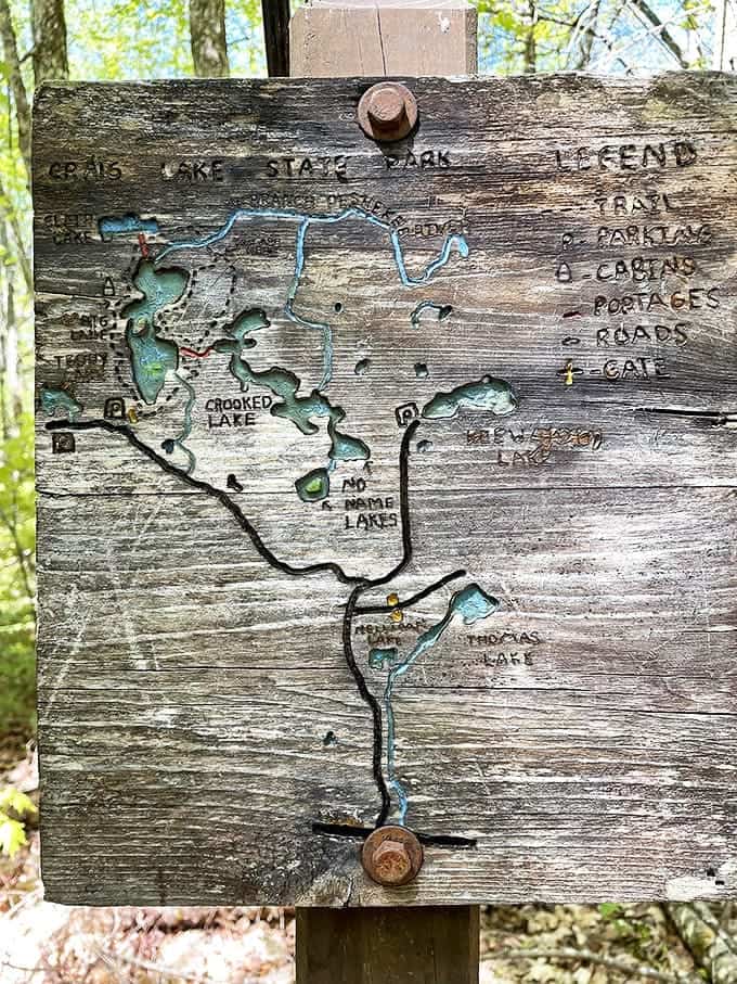 Hand-drawn trail maps remind you that not everything needs GPS, and sometimes the best navigation tool is paying attention to where you're going.