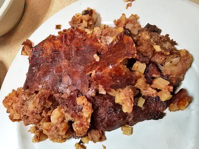 Corned beef hash that puts chain restaurants to shame, with those legendary hash browns forming the perfect foundation.