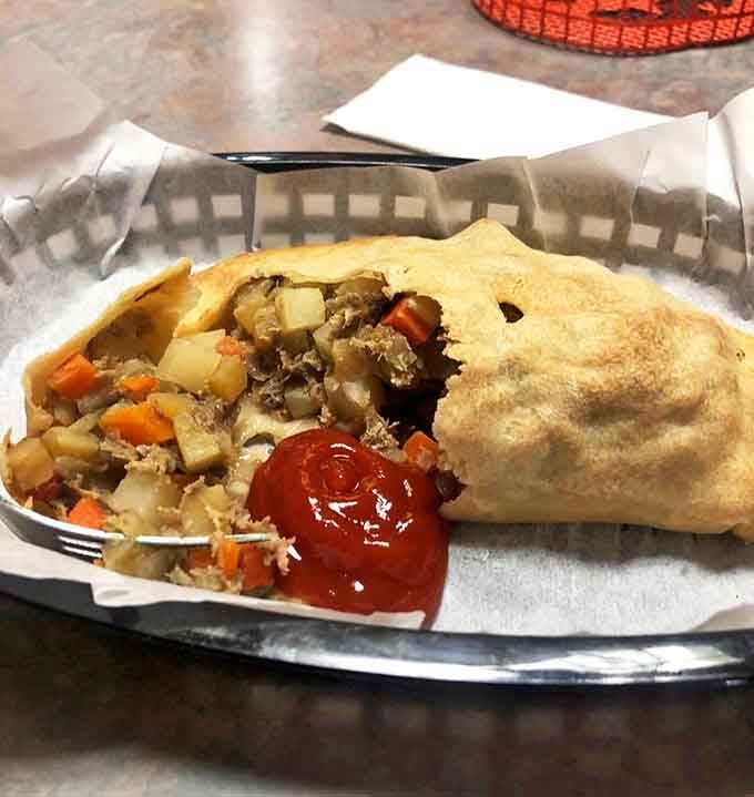 Peek inside a Finnish pasty to discover the perfect medley of ground beef, vegetables, and potatoes &ndash; a complete meal wrapped in flaky goodness.