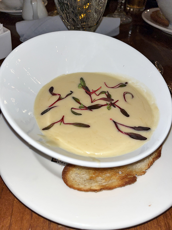 Vermont in a bowl&mdash;this Grafton cheddar and ale bisque delivers velvety comfort with each spoonful, proving that soup can be both sophisticated and soul-warming.