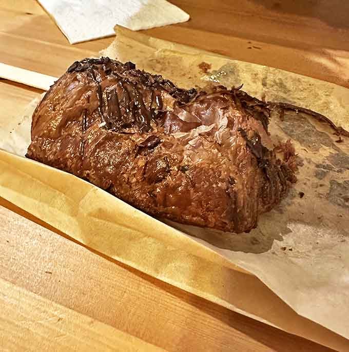 Pain au chocolat so buttery and flaky, it'll make you question why you ever settled for regular toast.