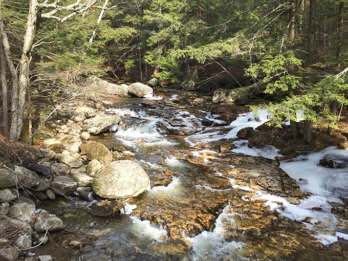 Vermont's streams tell ancient stories as they tumble over rocks that have witnessed centuries of changing seasons.