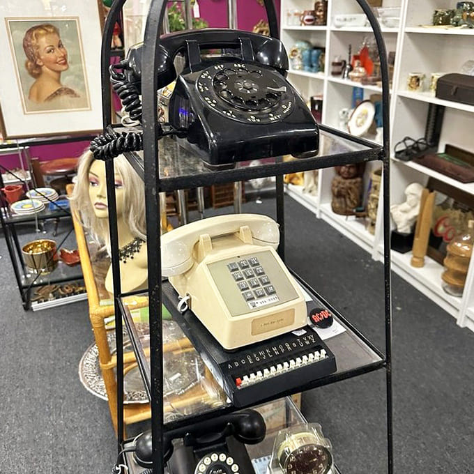 Vintage Telephones: Hello from another era! These rotary relics once connected families across distances before smartphones took over our lives.