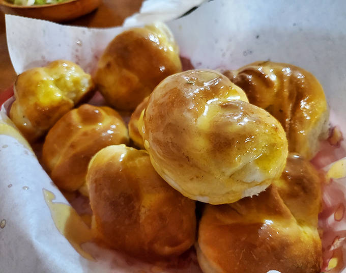 Golden-brown perfection with a glisten that would make any food photographer reach for their camera before their fork.