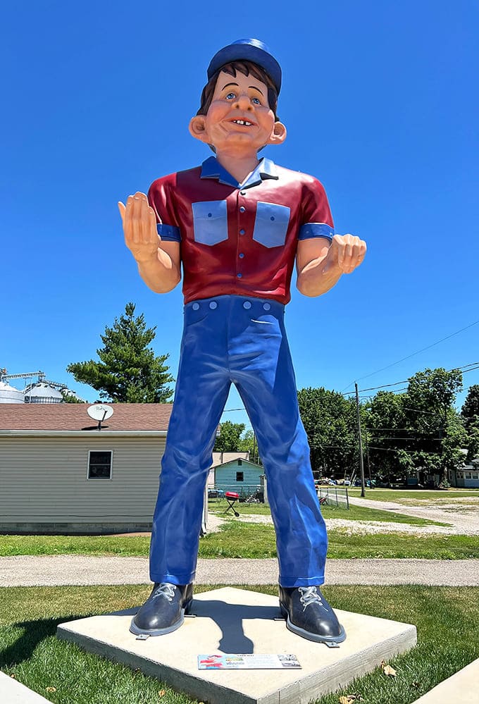 Snerd's cheerful expression suggests he's genuinely happy to see you, which is more than most museum exhibits can claim.