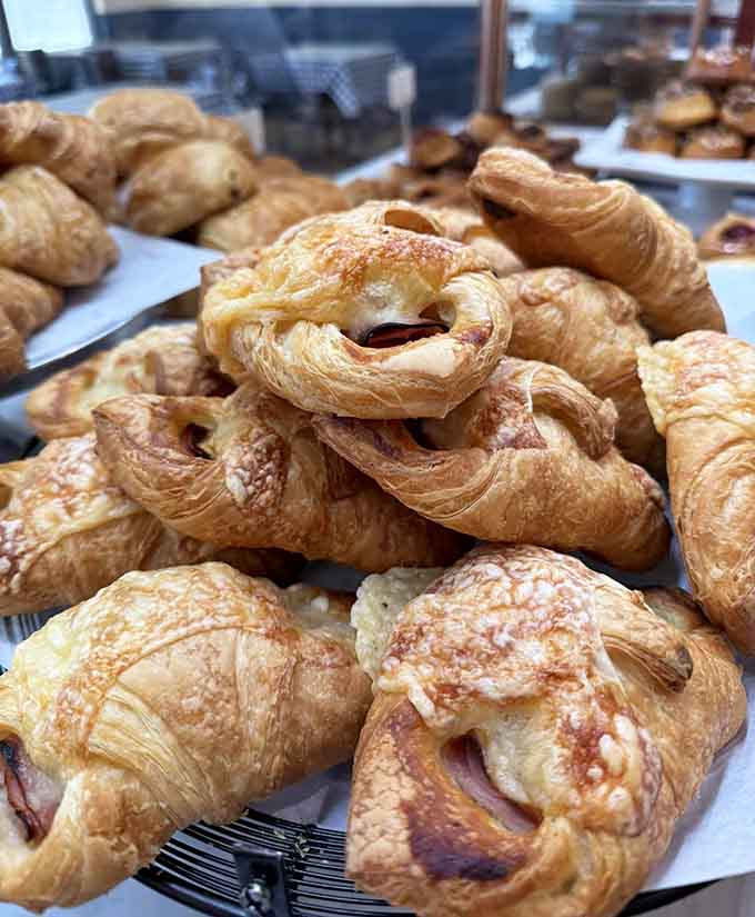 Ham and cheese croissants that prove the French really knew what they were doing when they invented laminated dough and breakfast.