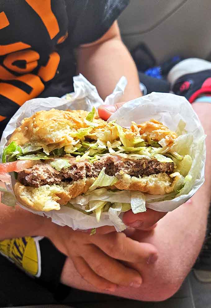 Simple perfection between two buns &ndash; the kind of honest-to-goodness burger that makes fancy gastropub versions seem like they're trying too hard.