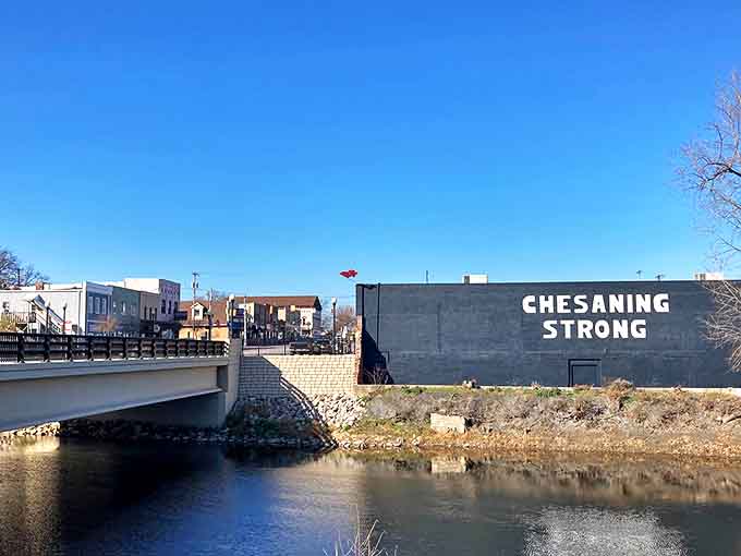"Chesaning Strong" isn't just painted words on a wall; it's a mission statement about how this community faces challenges together, always.