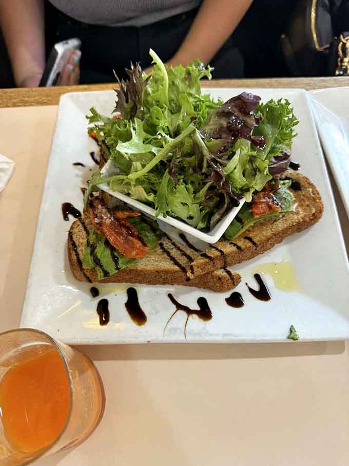 Avocado toast gets elevated treatment here, transforming a trendy staple into something genuinely crave-worthy and Instagram-ready.