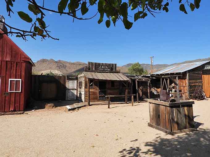 The old jail looks like it could barely contain a determined cat, but it held its share of Old West troublemakers back in the day.
