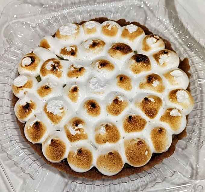 Golden toasted meringue crowns this citrus tart like a cloud from dessert heaven &ndash; the perfect sweet-tart finale to your diner adventure.