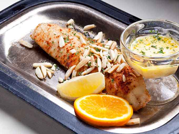 Walleye gets the star treatment here, arriving perfectly cooked with a golden crust that Minnesota fish lovers dream about.