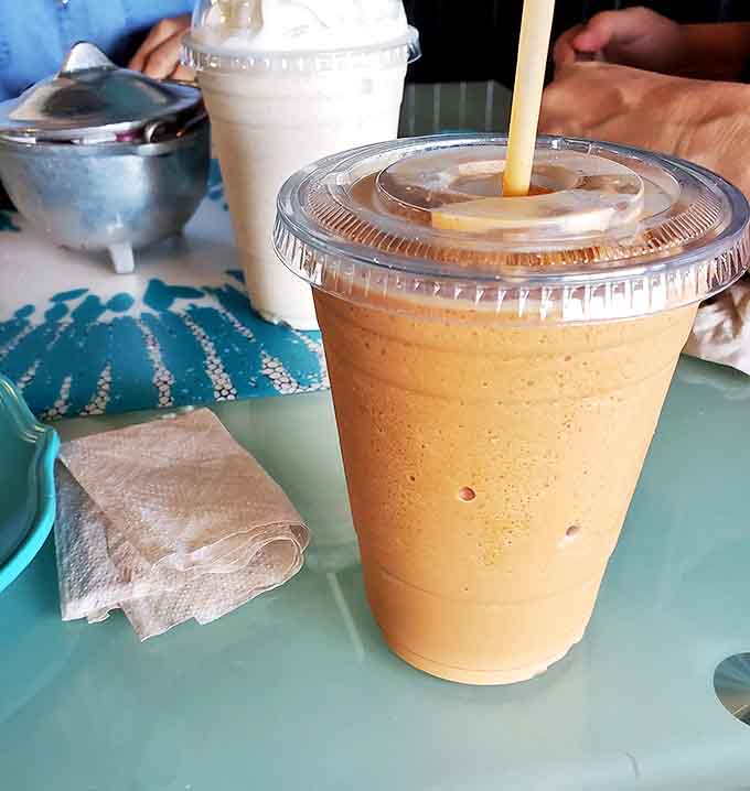 Even the youngest customers understand the serious business of donut appreciation &ndash; that focused expression says it all.