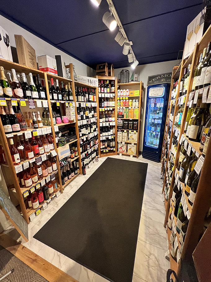 Liquid happiness: The wine selection at Hero's Welcome turns a simple picnic into a gourmet lakeside experience.