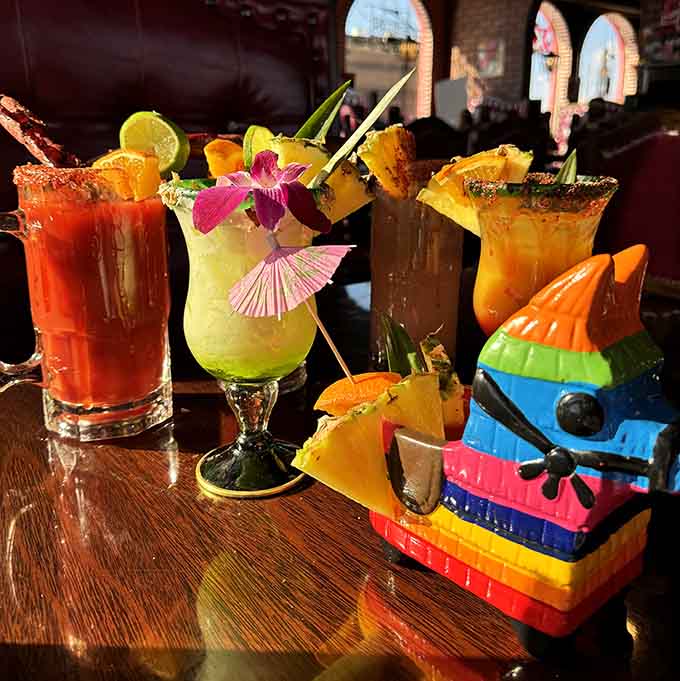 These margaritas are so colorful and festive, they practically throw their own party right there on your table.