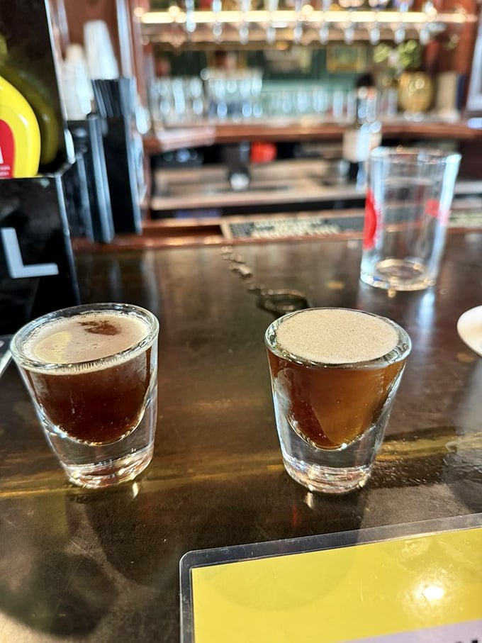 Liquid courage comes in many forms at Sully's &ndash; from frothy pints to these little shots that pack a punch like a tiny Irish boxer.