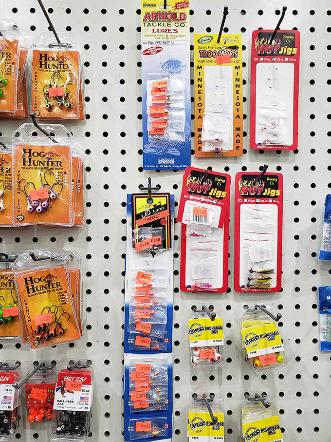 Fishing lures so colorful they could double as Christmas ornaments &ndash; because in Minnesota, the line between decoration and utility is delightfully blurry.