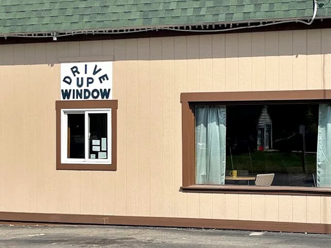 The drive-up window offers convenience for donut emergencies, because sometimes you need that sugar fix without leaving your car.